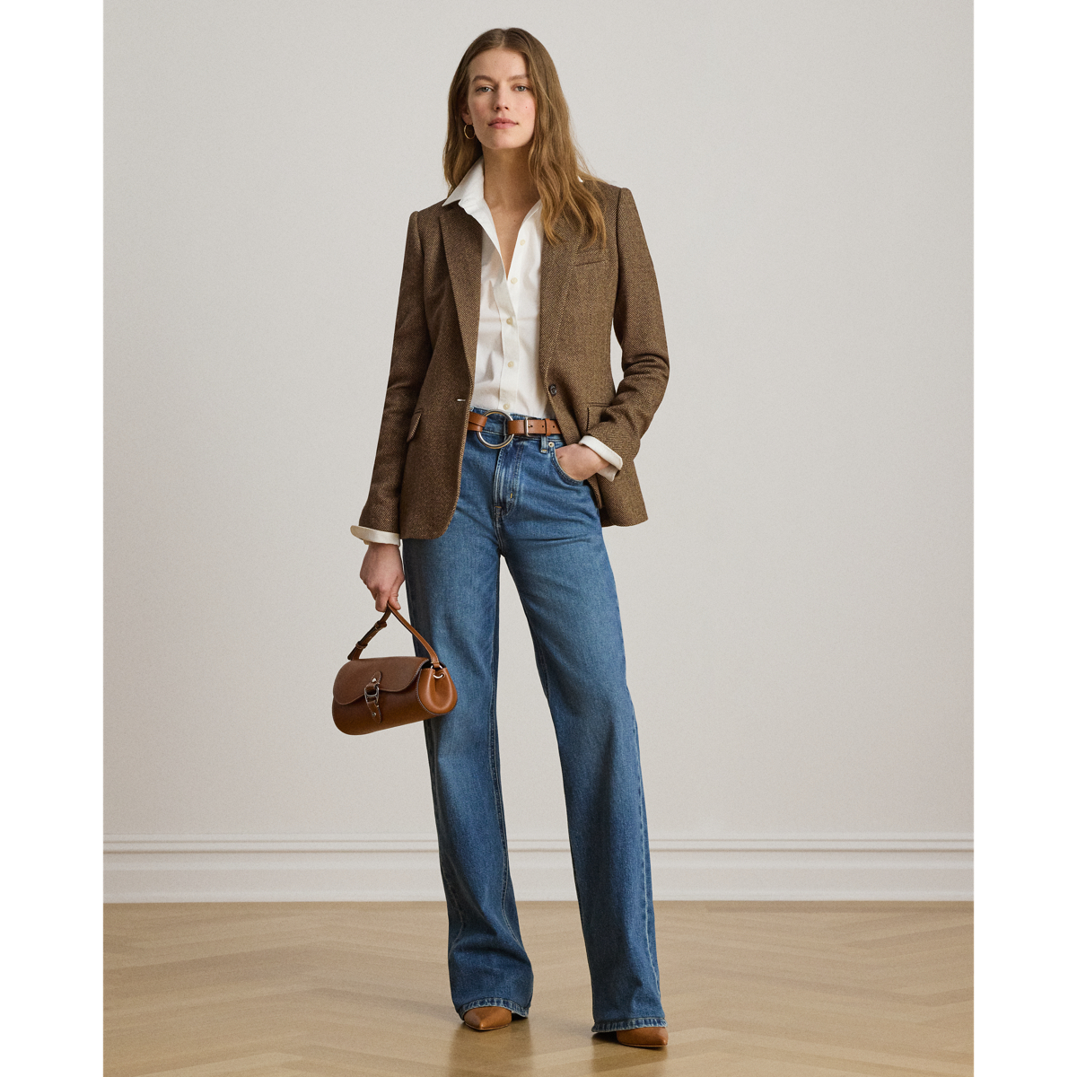 RALPH LAUREN Ralph Lauren High-Rise Straight Leg Jeans
